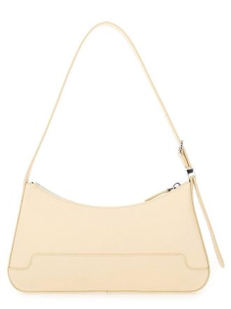 Marni Womens Leather Shoulder Bag Beige Calf