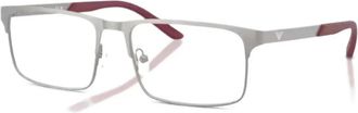 Emporio Armani lunettes de vue rectangulaires - Argent