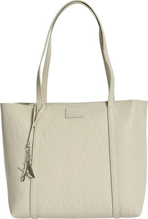 A|X Armani Exchange Femme, Sacs, Beige, Taille: ONE Size Tote Bag avec monogramme int&eacute;gral