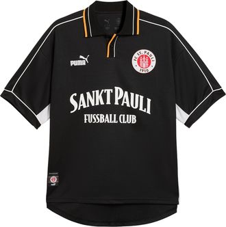 Puma FC St. Pauli Retro Trikot schwarzweiss, XL Herren