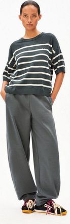 Armedangels T-Shirt STRIPE Strickshirt aus Leinen-Mix Relaxed Fit