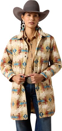 Ariat Womens Dilon Parka Jacket Long Sleeve in Sonoma Southwest Print, Size X-Small, by Ariat