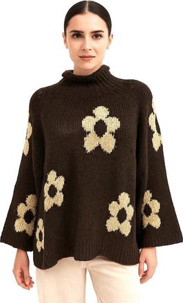 Worldclassca Strickpullover WORLDCLASSCA Damen Strickpulllover Love Herzmuster Flower Winter Neue Kollektion - Stilvolle und gem&uuml;tliche Strickmode f&uuml;r Damen