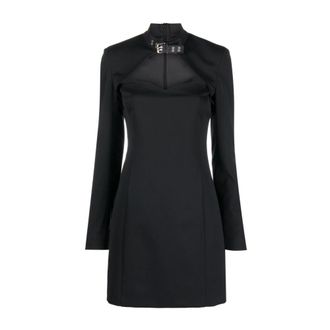 Moschino Damen, Kleider, Schwarzk, LGr&ouml;&szlig;e