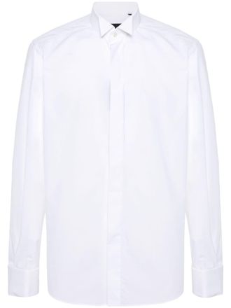 Corneliani Hemd aus Popeline - Wei&szlig;