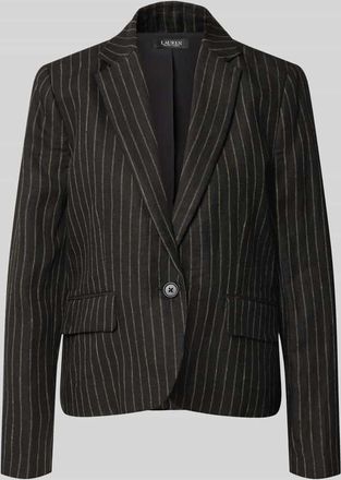Lauren Ralph Lauren Regular Fit Longblazer aus Leinen mit Pattentaschen