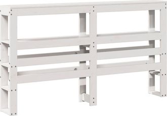 Generic Kopfteil mit Ablagen, Bett Kopfteil, Betthaupt, Regal, Bettzubeh&ouml;r, Bettkopfteil f&uuml;r Schlafzimmer, Massives Kiefernholz, (Nat&uuml;rlich 206 x 19 x 82 cm) 