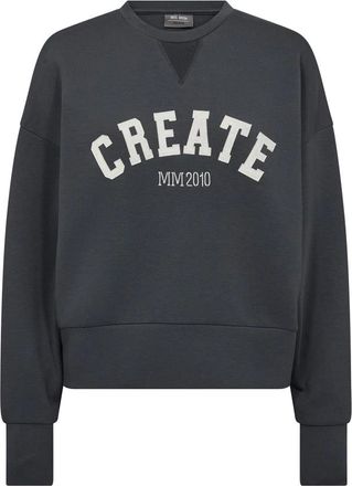 Mos Mosh MOS Mosh, Femme, Sweatshirts et sweats &agrave; capuche, Noir, Taille: 44 FR MMCelli O-Ls SweaT-shirt