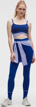 lululemon Glow Up Leggings mit hohem Bund f&uuml;r Frauen - 71 cm - Gr&ouml;&szlig;e 10 in Riverside