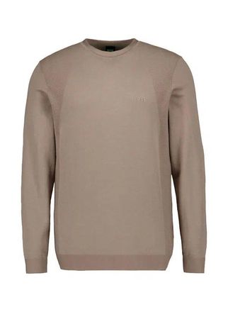 HUGO BOSS Herren Pullover braun unifarben