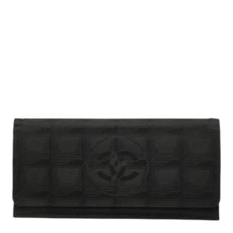 Chanel Portefeuille long (tri-pli) Pre-owned - Femme - Pre-owned - Noir - Taille: ONE Size