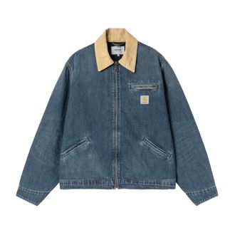 Carhartt Work in Progress Homme, Vestes, Bleu, Taille: S OG Detroit Jacket