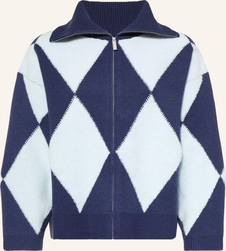 Worst Behavior Wrstbhvr Strickjacke Yaman blau