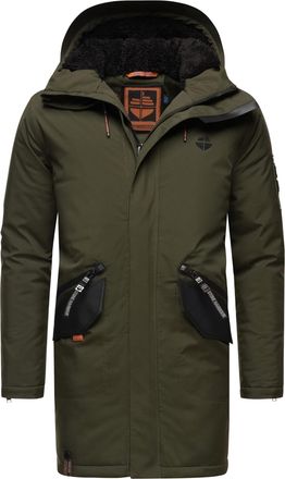 Stone Harbor Herren Winterjacke Ragaan mit Teddyfell & Kapuze