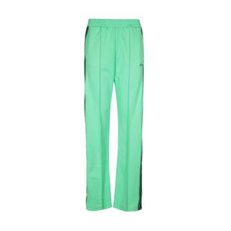 Msgm Gestreifte Trainingshose mit elastischem Bund - - Trousers - Damen - Gr&uuml;n - S
