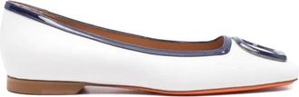 Santoni Femme, Chaussures, Blanc, Taille: 36 1/2 EU Atena Ballet Flat