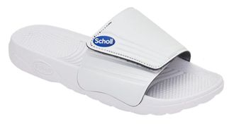 Dr. Scholls Scholl Herren Nautilus Slide-Sandale, Wei&szlig;, 44 EU