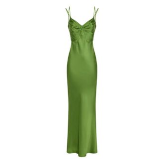 Elisabetta Franchi Femme, Robes, Vert, Taille: 40 FR Vestido Red Carpet