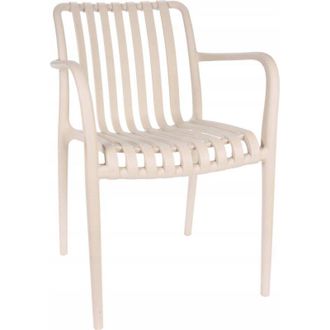 Ambiance Ambiance - Chaise de jardin en plastique, 55 x 57 x 81 cm