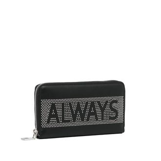 Valentino Garavani Portemonnaie - Studded Zip Around Wallet - Gr. unisize - in Schwarz - f&uuml;r Damen