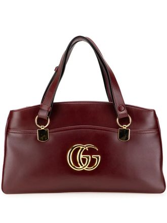 Gucci 2016-2025 gro&szlig;e Arli Schultertasche - Rot