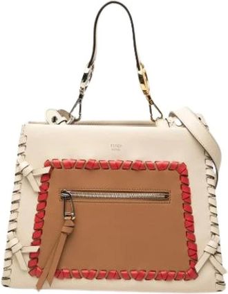 Fendi Sac bandouli&egrave;re Runaway Pre-owned - Femme - Pre-owned - Beige - Taille: ONE Size