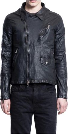 Giorgio Brato Homme, Vestes, Noir, Taille: XL Perfecto Jacket