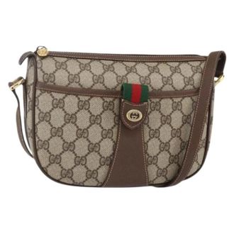 Gucci Sac bandouli&egrave;re en plastique Pre-owned - Femme - Pre-owned - Beige - Taille: ONE Size