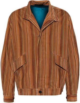 Paul Smith Gestreifte Jacke - Nude