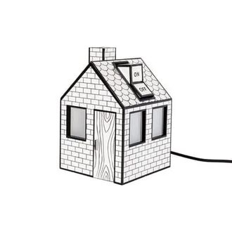 Seletti Lampe de table On-Off - Blanc - Carton recyclé - Designer Tomas Schats