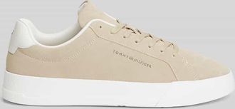Tommy Hilfiger Sneaker mit Logo Detail aus echtem Leder