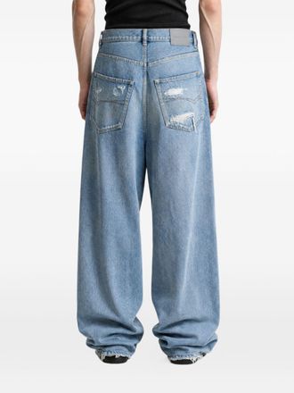 Balenciaga Baggy Denim Jeans - Light Blue