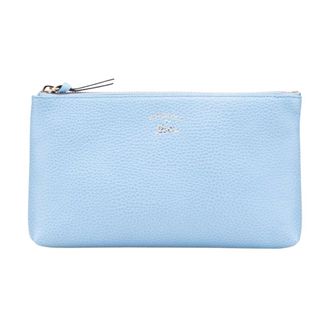 Gucci Pochette en cuir textur&eacute; Pre-owned - Femme - Pre-owned - Bleu - Taille: ONE Size