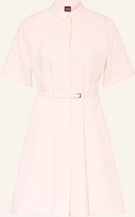 HUGO BOSS Kleid Dalinia Mit Leinen rosa