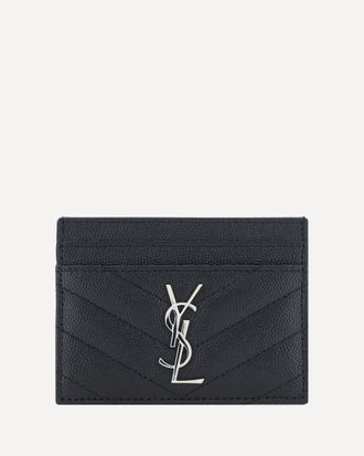 Saint Laurent Leather Cardholder Female UNI