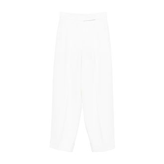 Max Mara Femme, Pantalons, Blanc, Taille: 36 FR Pantalon Mxmrugiada