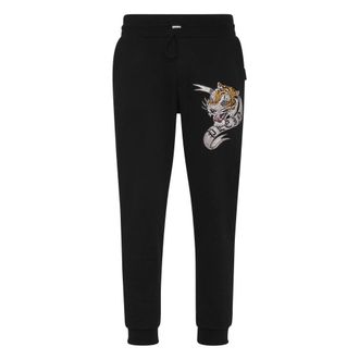 Philipp Plein Homme, Pantalons, Noir, Taille: 4XL Jogging Pantalons Tattoo