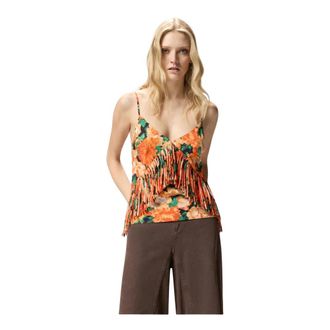 Pinko Caneto Top - - Tops - Damen - Orange - S