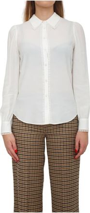 Twinset Femme, Blouses et Chemises, Blanc, Taille: 44 FR Camicia Bianco