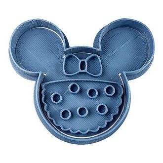 Cuticuter Minnie Profil Ausstechform, Blau, 8 x 7 x 1.5 cm