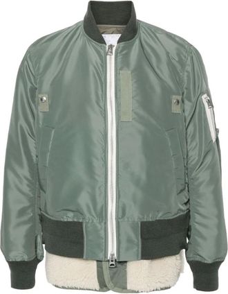 sacai Homme, Vestes, Vert, Taille: L Bomber Jacket