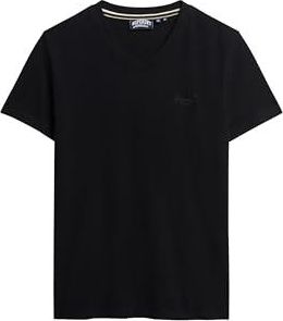 Superdry Vintage Logo EMB Vee Tee T-Shirt, Noir, 3XL Homme