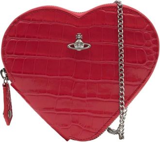 Vivienne Westwood Femme, Sacs, Rouge, Taille: ONE Size Heart Crossbody