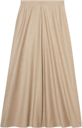 Brooks Brothers Gestreifter Rock aus Schurwolle - - Skirts - Damen - Beige - S