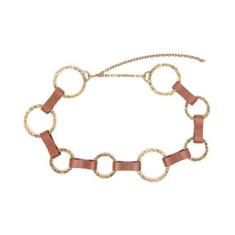 Zimmermann Femme, Accessoires, Jaune, Taille: M/L Solena Chain Belt