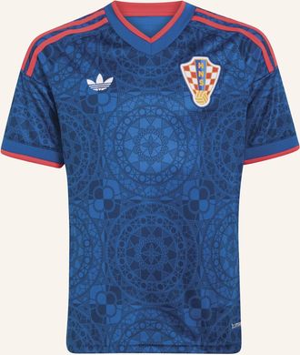 adidas Kroatien 26 Kids Ausw&auml;rtstrikot blau