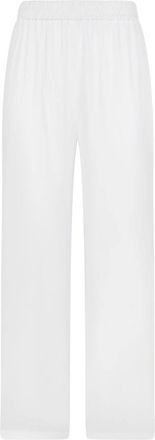 Fabiana Filippi Femme, Pantalons, Blanc, Taille: 38 FR Elasticated Waist Pantalons