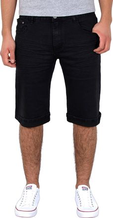 ESRA Herren Jeans Shorts Herren Kurze Hosen Herren Kurze Jeans Hose Bermuda Shorts Sommer Hose A370