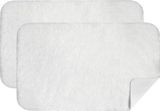 Miulee Teppich Badgarnitur 2 Teilig Badematte Badezimmerteppich Badvorleger rutschfest Waschbar Bettvorleger Badteppich Saugf&auml;hige Duschvorleger Fussmatte f&uuml;