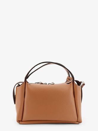 Tod's Womens Crossbody Bag Apa Leather Brown Shoulder